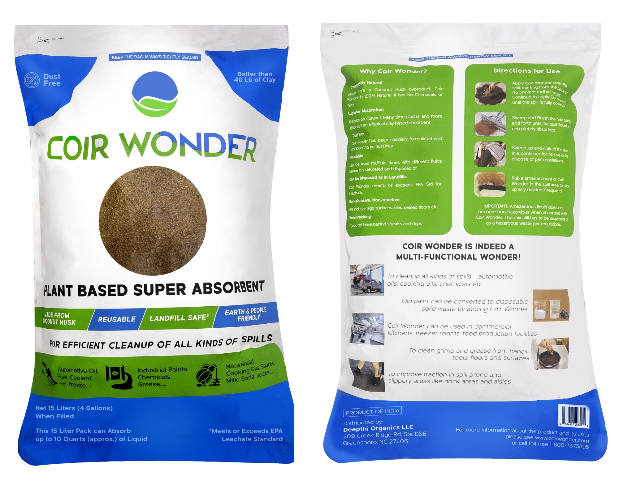 Coir Wonder - Super Absorbent Granules Made From Coconut Husk – www ...